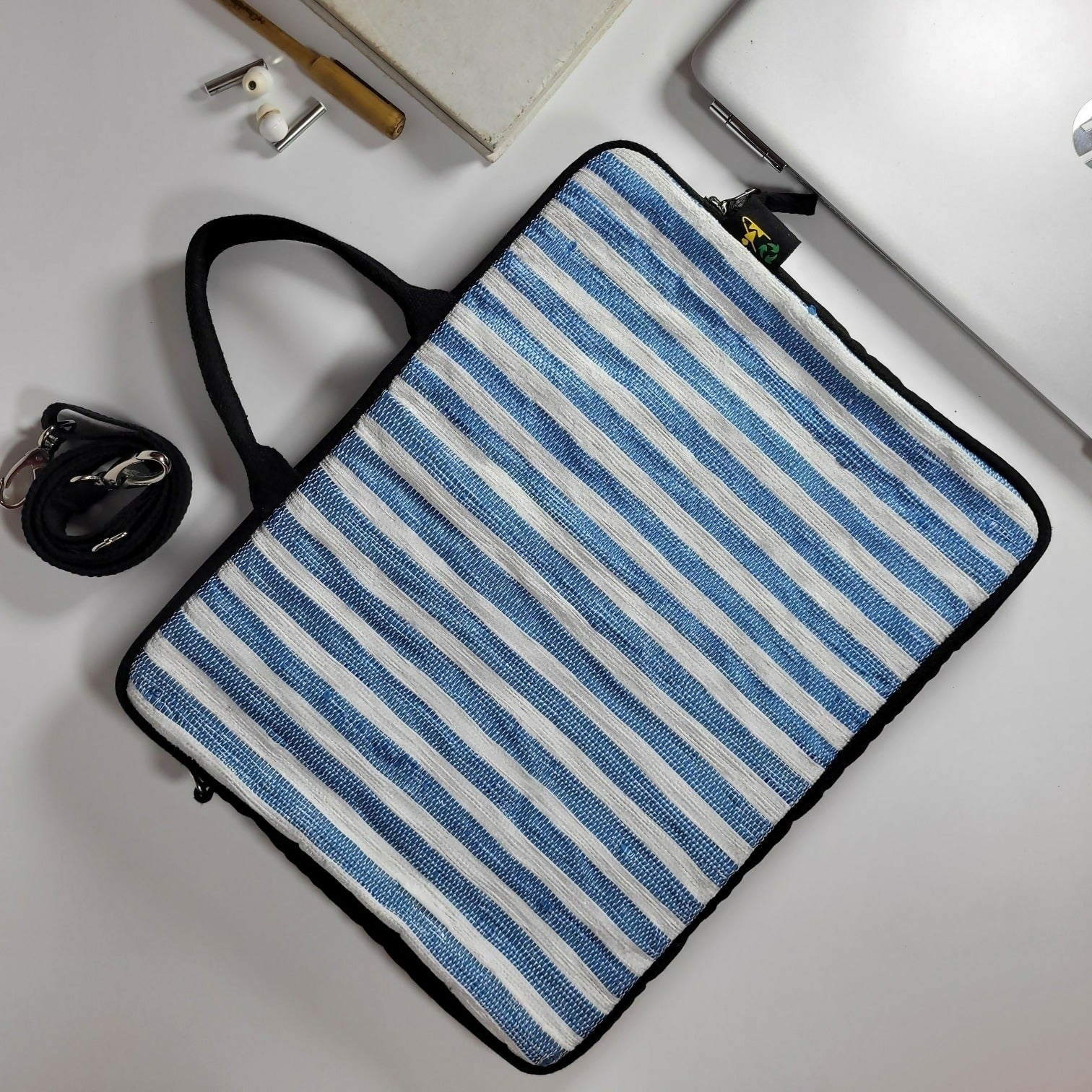 Upcycled Handwoven: The Laptop Bag 16 inches – Local Nation