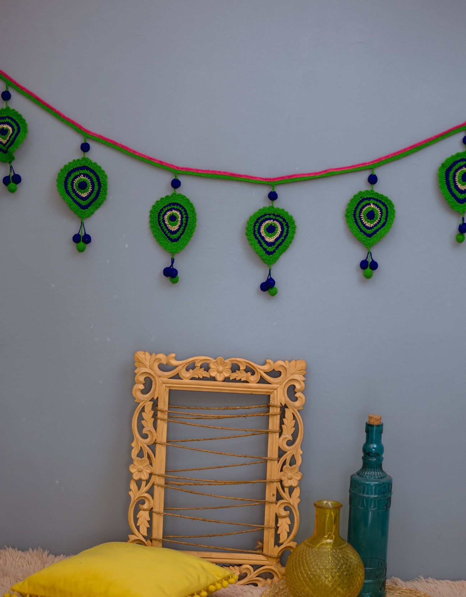 Handcrafted Morpankh Toran – Local Nation