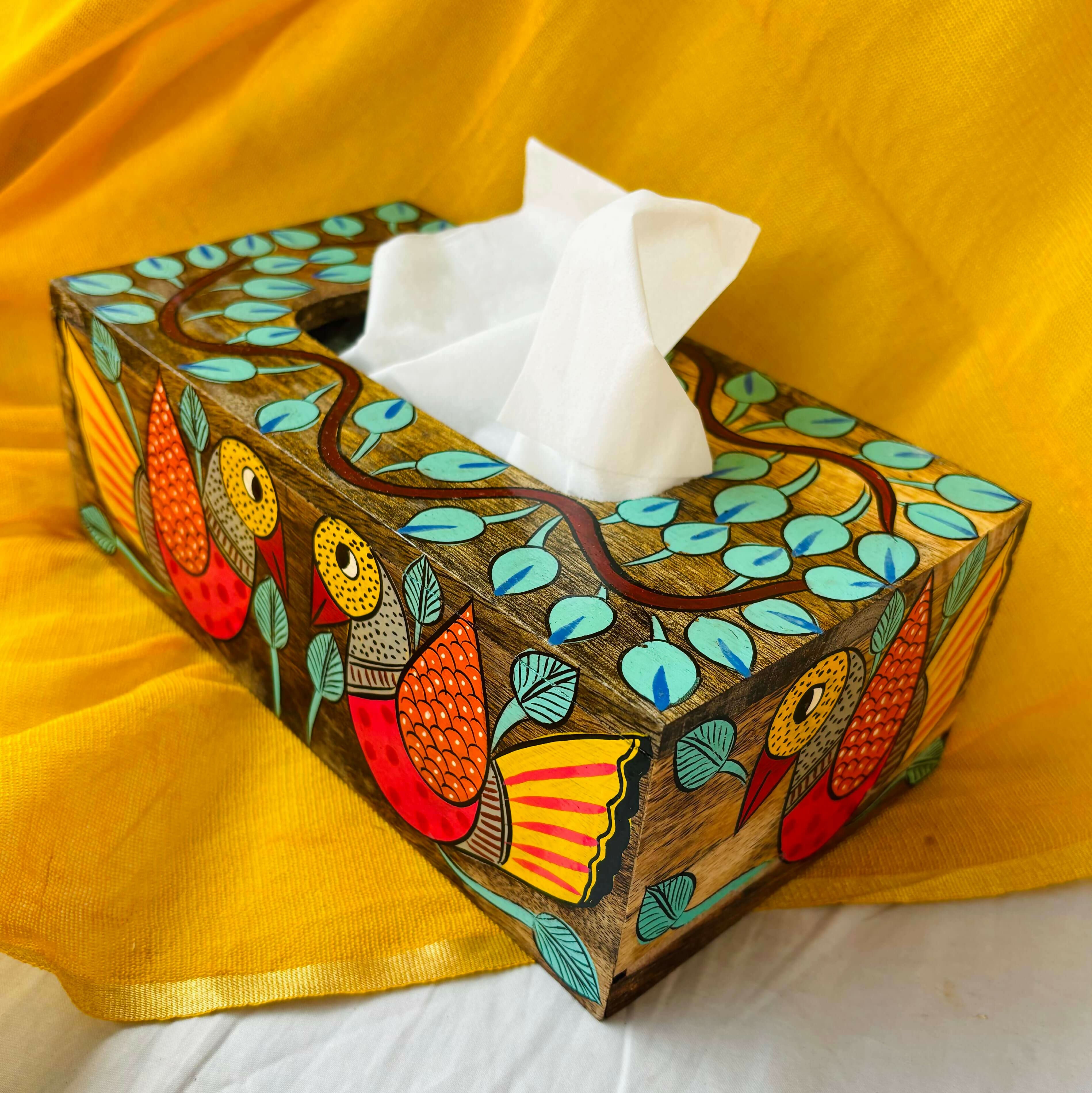 Parinda Wooden Tissue Box – Local Nation