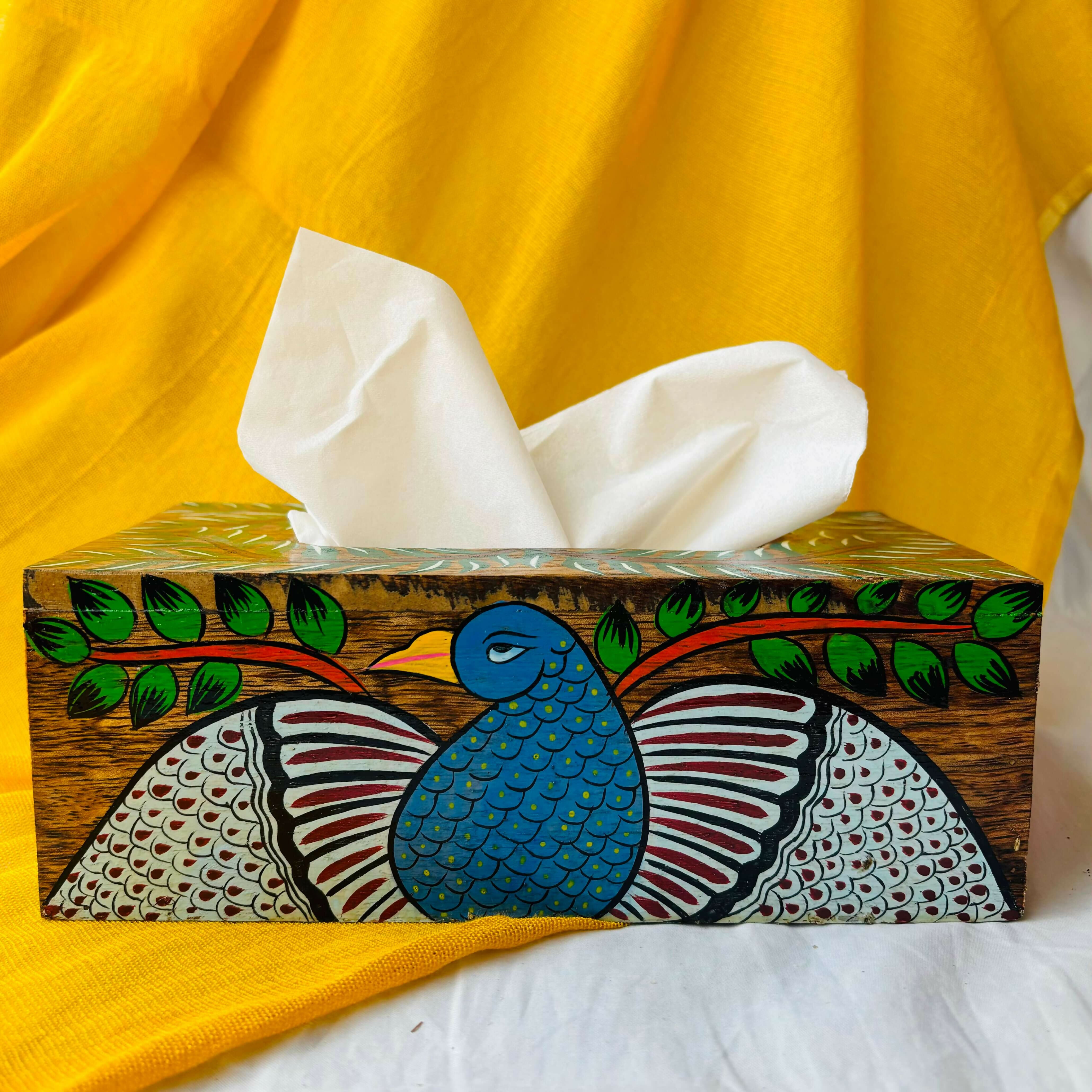 Maya Wooden Tissue Box – Local Nation