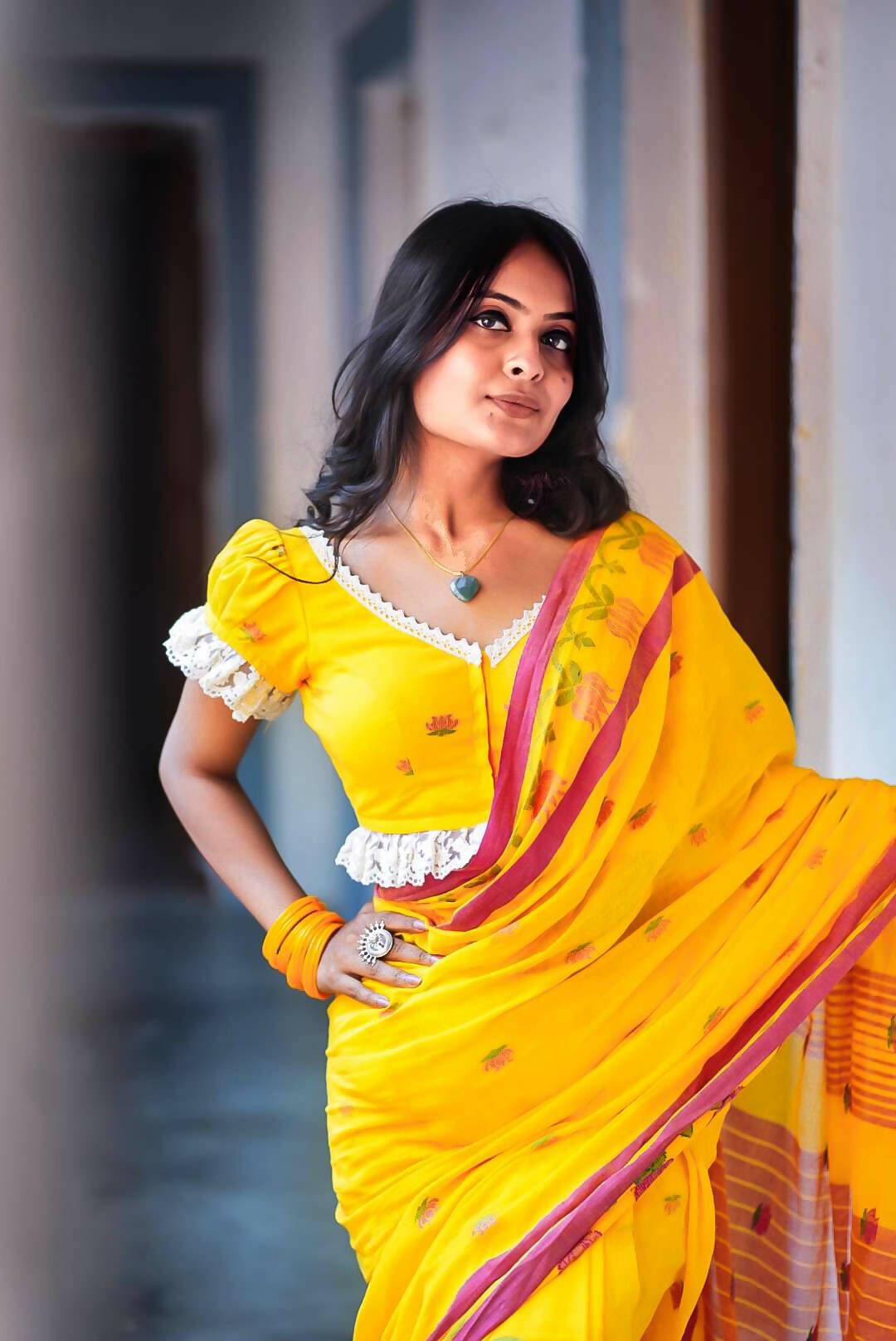 Peela Komal Blouse – Local Nation